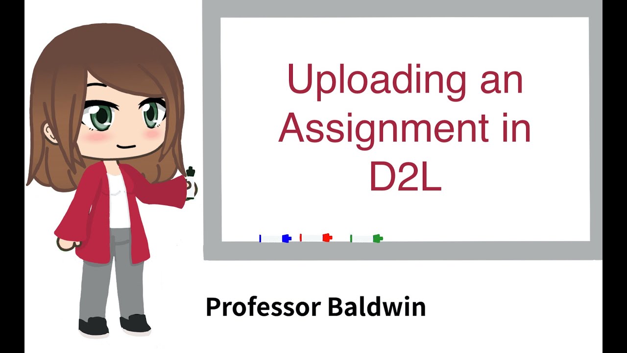 Upload Assignment in D2L - YouTube
