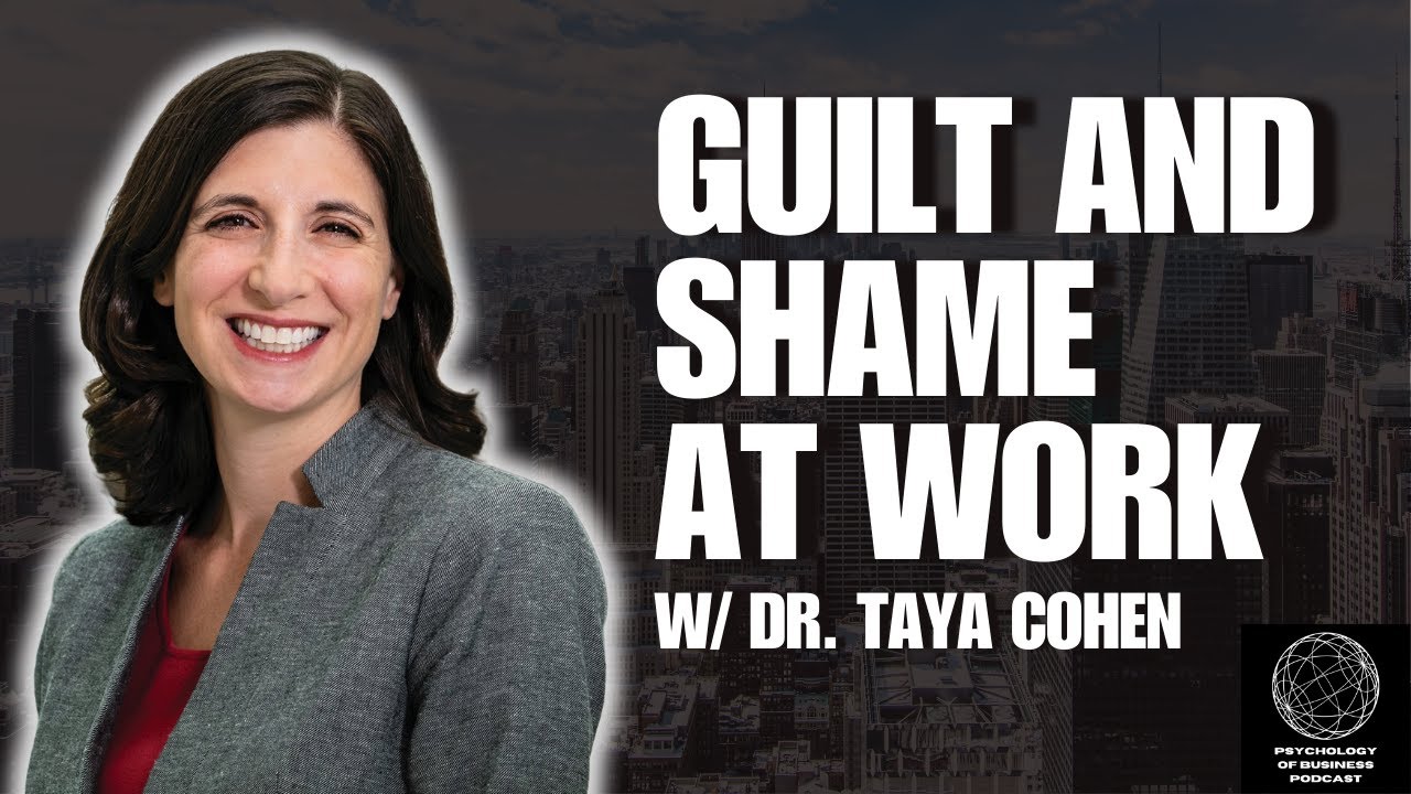 AI, Guilt, and Moral Awareness: The Dr. Taya Cohen Interview - #19 ...