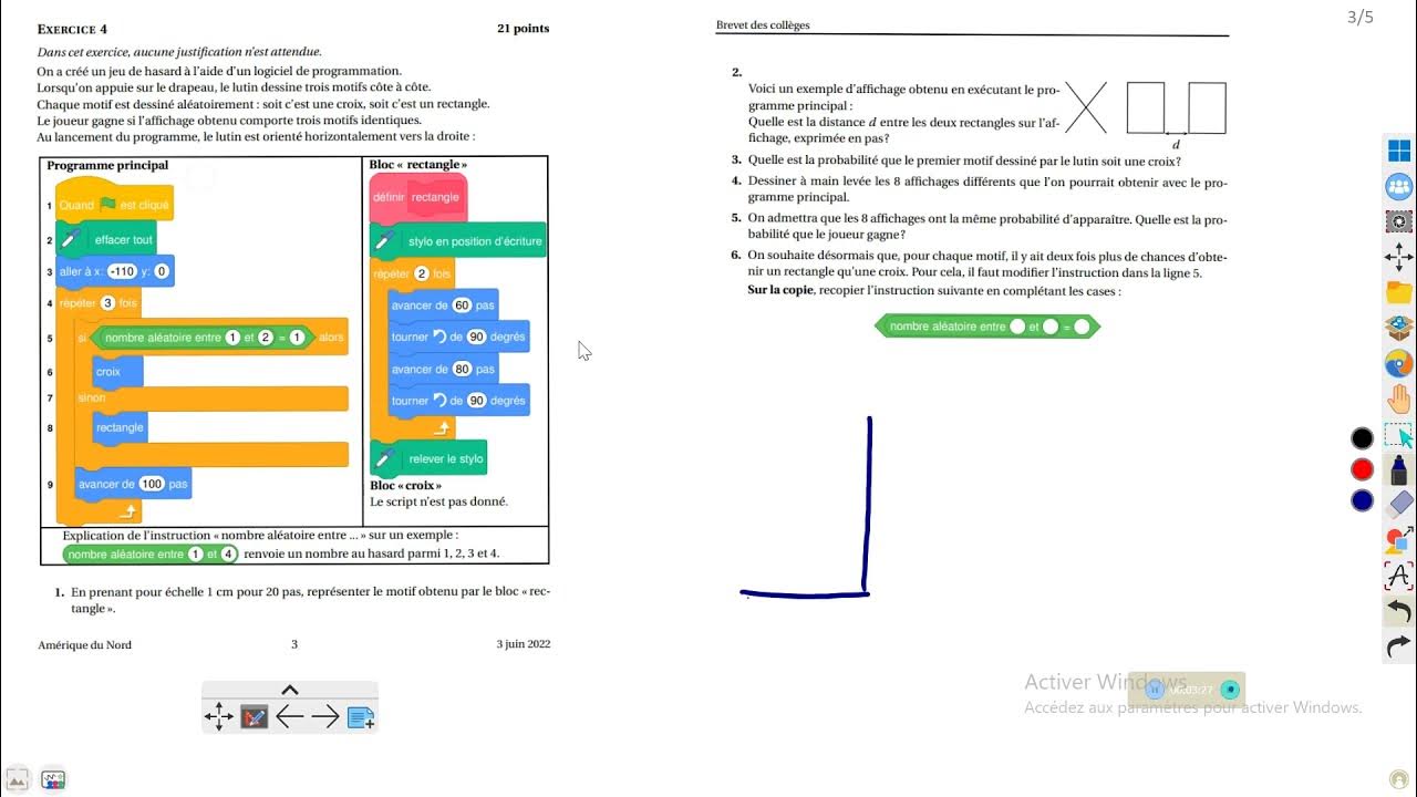 🟠 Scratch Exercices | 1 | Troisième | Révises ton Brevet 2024 - YouTube