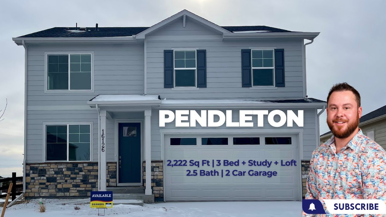 Pendleton | 2,222 sq ft | 3 Bed + Study + Loft | 2.5 Bath | 2 Car | D.R. Horton - YouTube