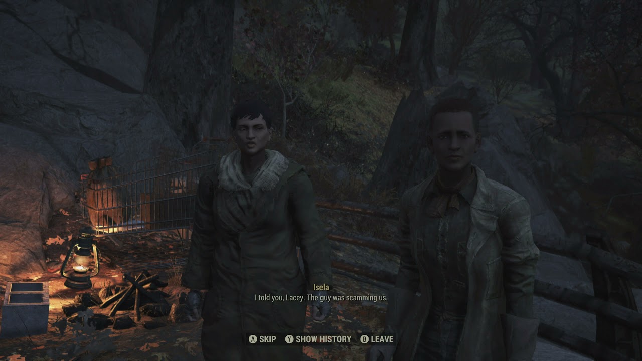 Fallout 76 - Wayward Souls: Talk To Lacy and Isela About The Bar (Gives ...