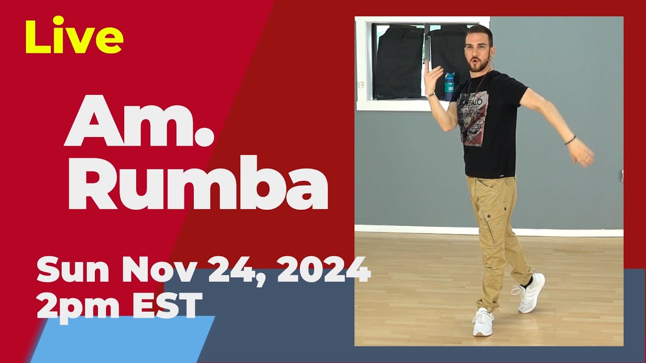 Live Am. Rumba Class with Leon (All Levels) - YouTube