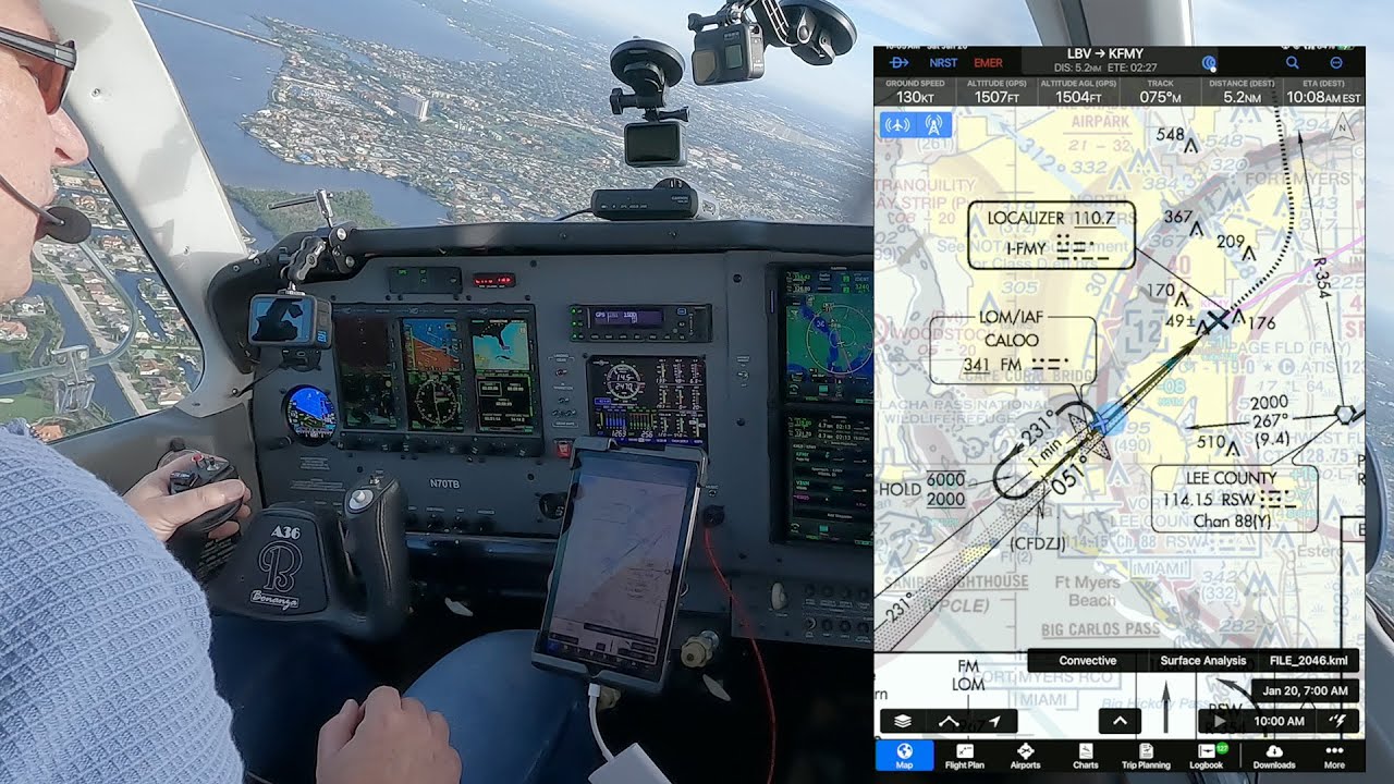 Fun Flight to Fort Myers Page Field - YouTube