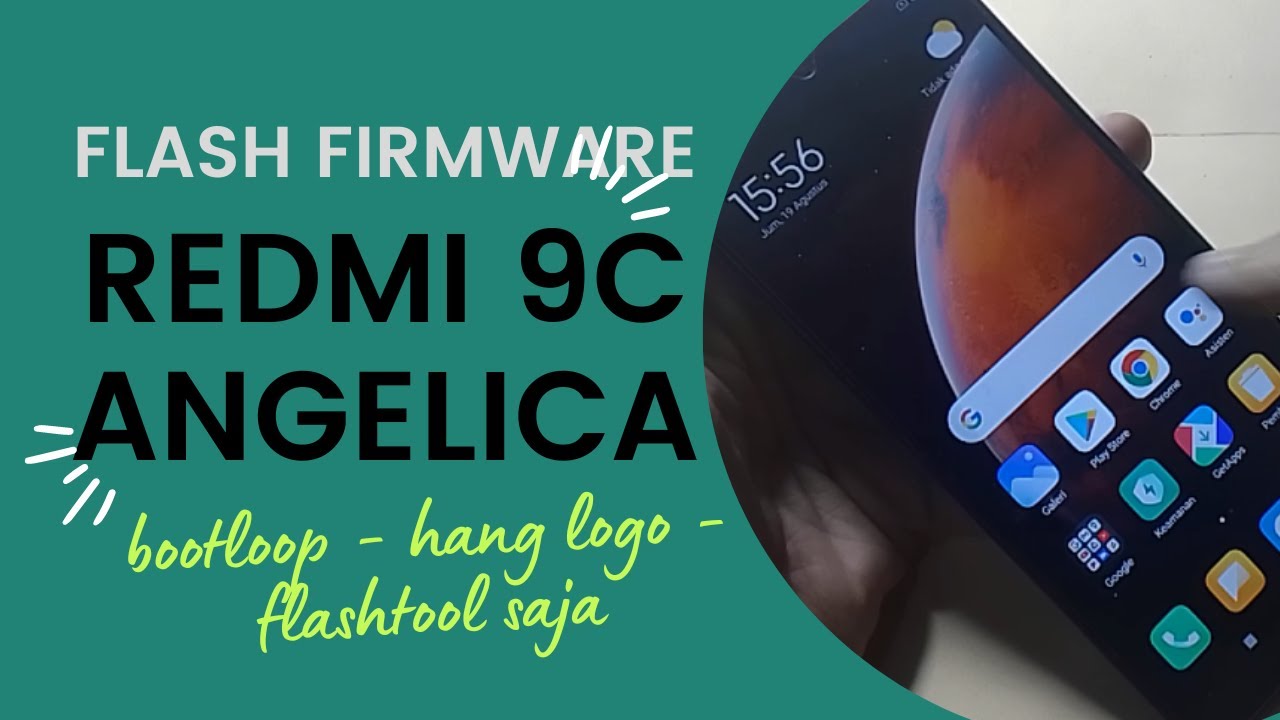 masih work...!! flash firmware redmi 9c bootloop / hang logo via ...