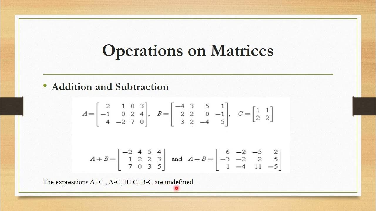 Matrices - YouTube