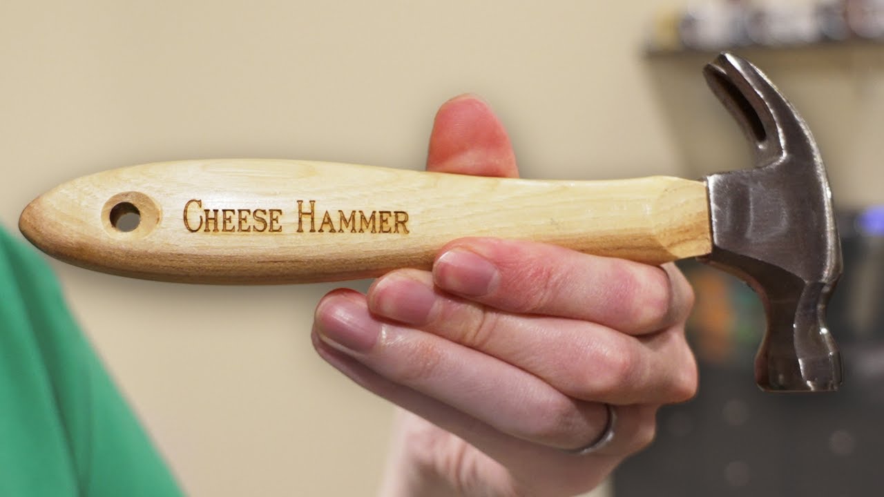 Engraved Cheese Hammer • 8.15.21 - YouTube