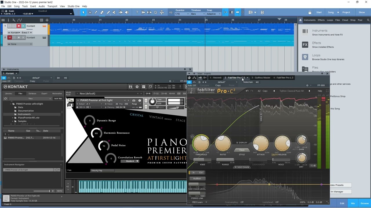 PIANO Premier "at first light" VST sound test 2 - YouTube