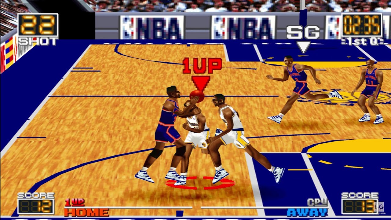 NBA In The Zone (1995) - Gameplay PS1 - YouTube