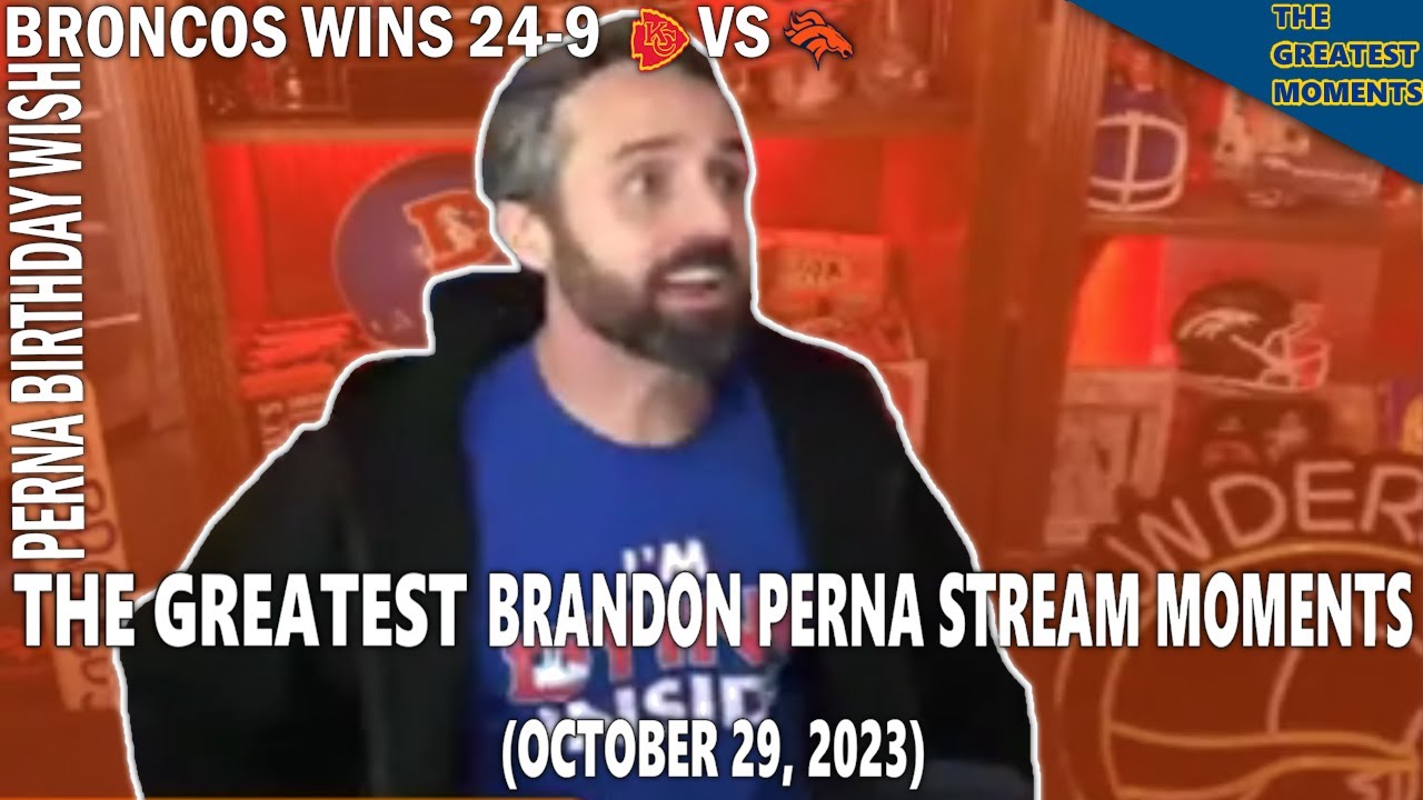 The Greatest Brandon Perna Stream Moments (October 29, 2023) - YouTube