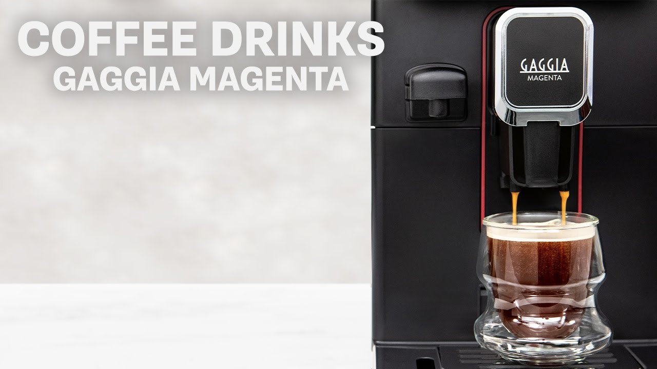 How to Make Coffee Drinks on the Gaggia Magenta Espresso Machines - YouTube