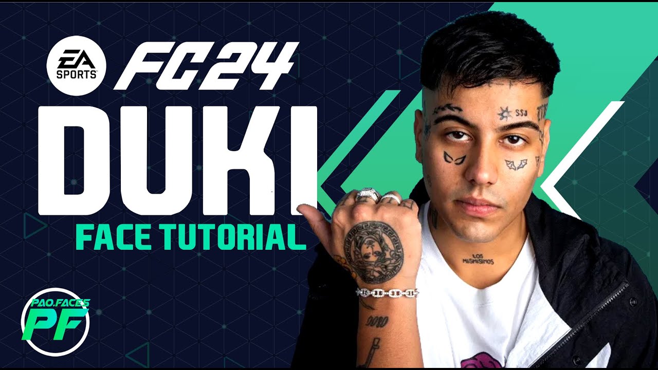 EA FC 24 DUKI FACE Pro Clubs CLUBES PRO Face Creation - CAREER MODE ...