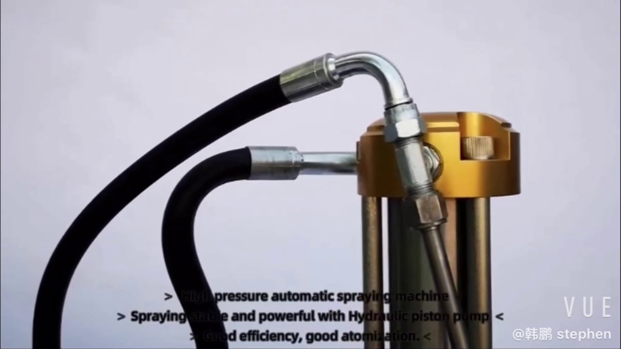 Super power putty airless sprayer DERUTU-836 - YouTube