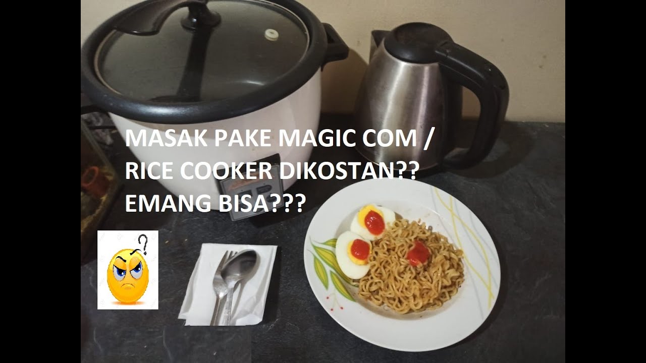 INDOMIE ALA ANAK KOSAN ! (Cook Indomie using a rice cooker) - YouTube