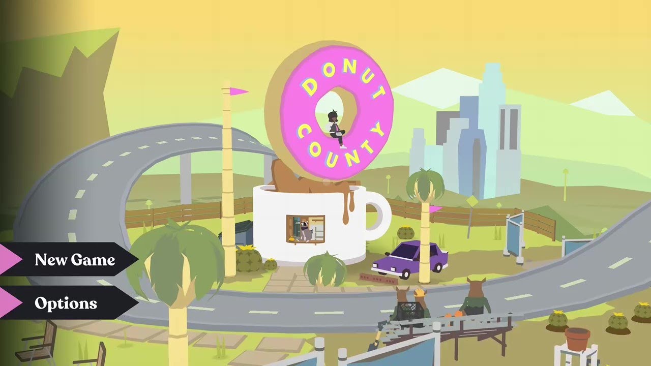 Donut County (Full Play Through) (All Achievements 100%) - YouTube