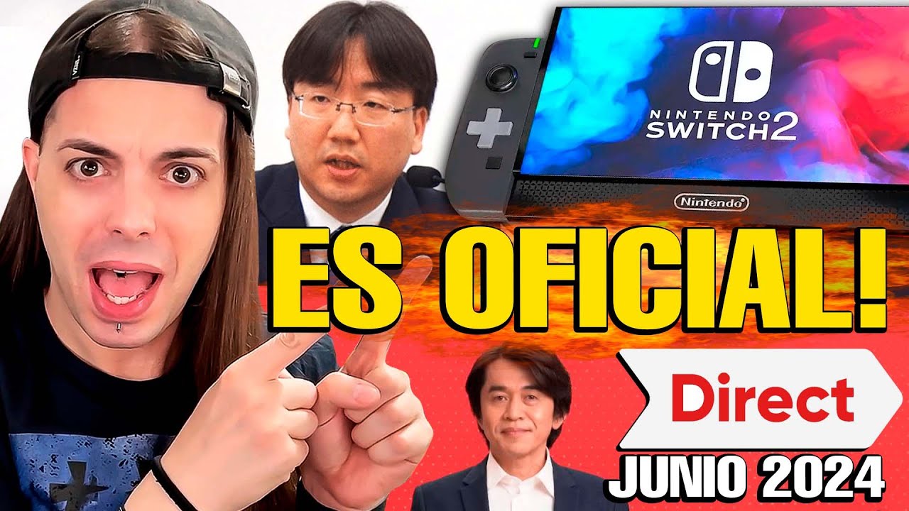 💣 ¡¡BOOM!! NINTENDO CONFIRMA el ANUNCIO de "SWITCH 2" ESTE AÑO (FY) y ...