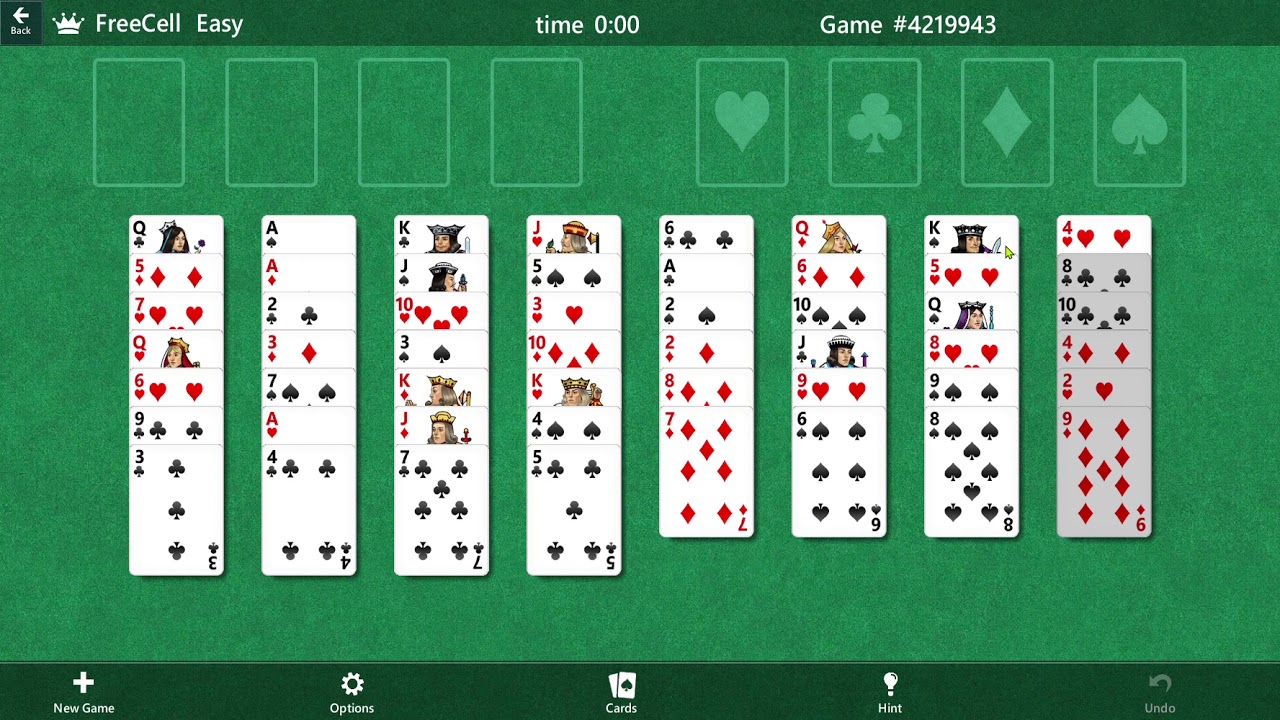 Microsoft Solitaire Collection Help me play it - YouTube