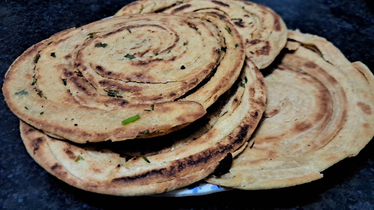 Tasty Laacha Paratha Ki recipe - YouTube