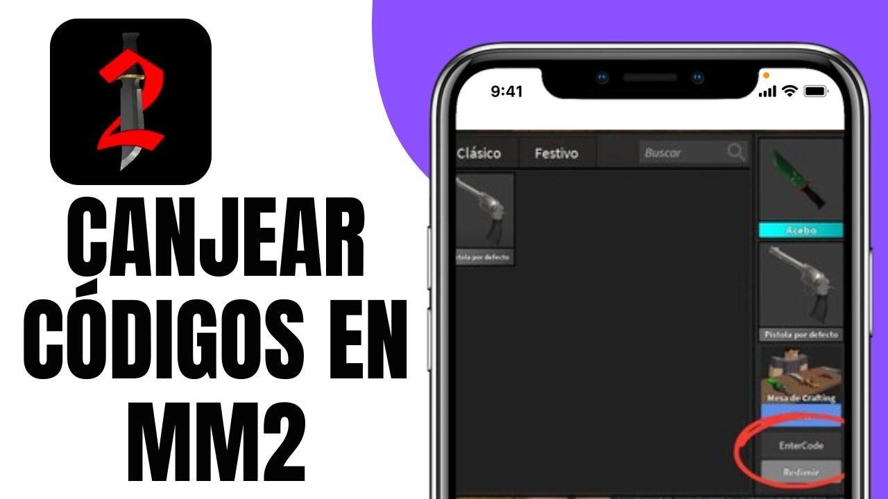 Cómo CANJEAR Códigos En MM2 - YouTube