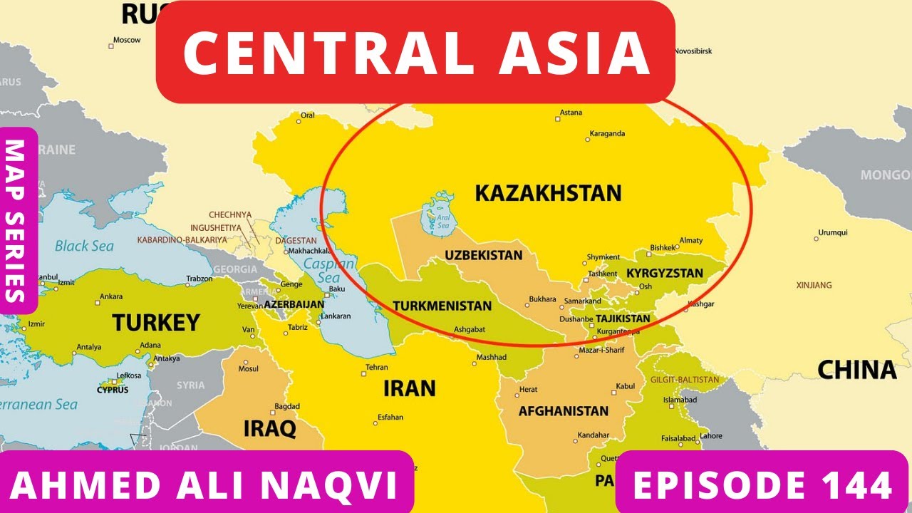 Russia And Central Asia Map