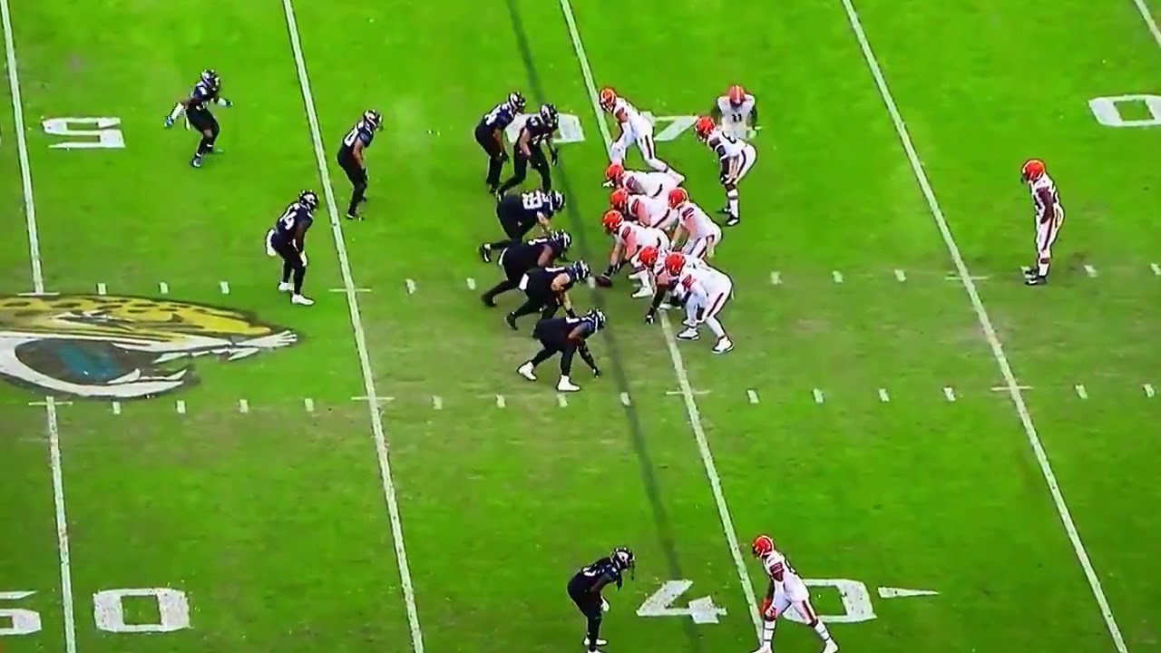 Baker Mayfield after the jags shift their defensive line: "that was f ...