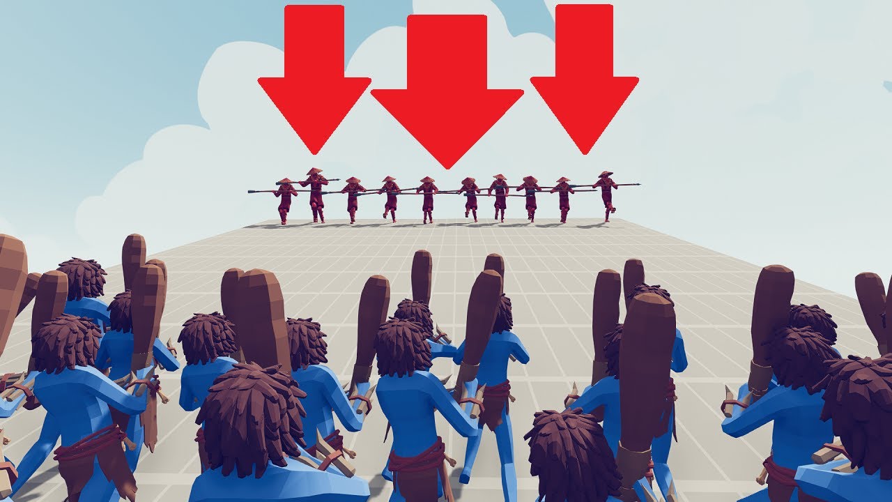 10 Monks Vs 50 Club Units | TABS - Totally Accurate Battle Simulator ...