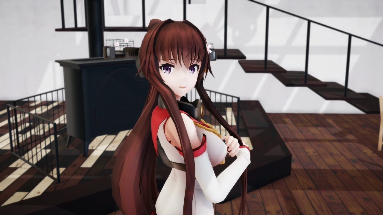 【MMD】『カトラリー/Cutlery』【プソ山プソプソ】大和（Yamato）【艦これ】1080p FullHD - YouTube