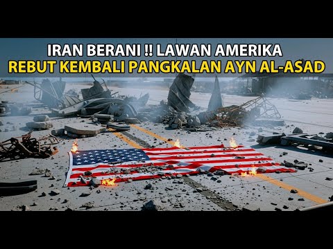 IRAN BERANI !! LAWAN AMERIKA DAN REBUT KEMBALI PANGKALAN AYN AL-ASAD