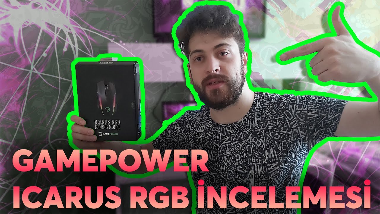 10000 DPİ GAMEPOWER ICARUS RGB MOUSE İNCELEME - YouTube