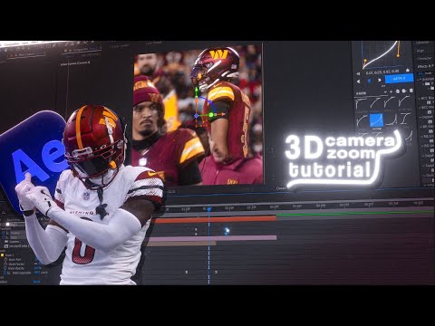 3D camera zoom transition II after effects tutorial - YouTube