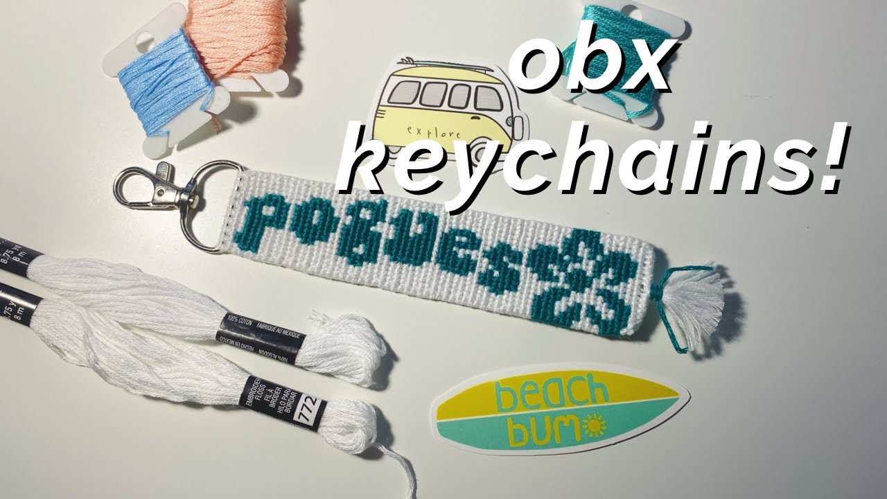 making outer banks keychains bc i'm in love with john b - YouTube