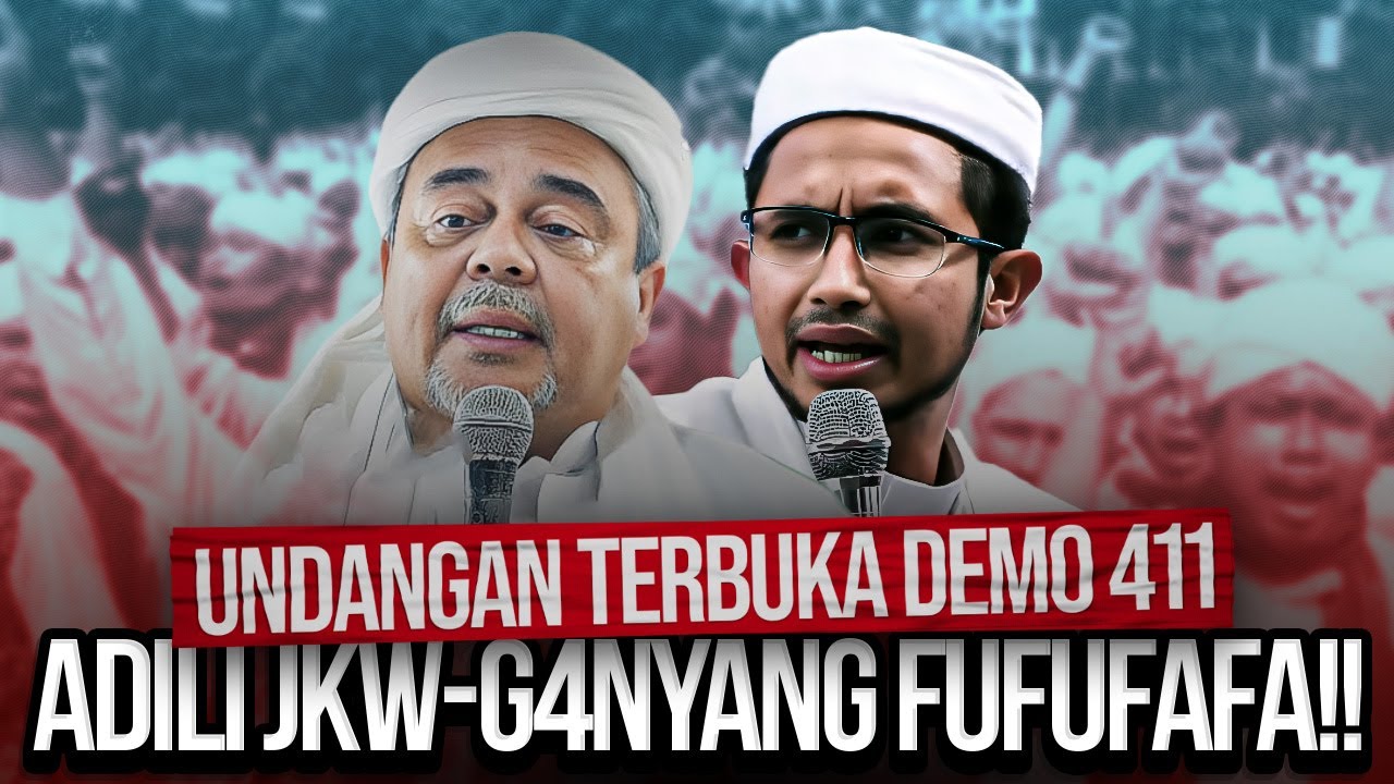 🔴LIVE! UNDANGAN TERBUKA DEMO 411: ADILI JKW-G4NYANG FUFUFAFA!! - YouTube