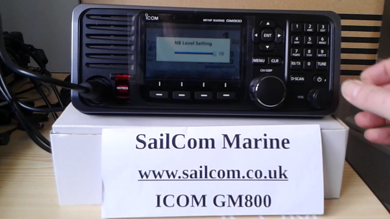 Icom GM800 volume control - YouTube