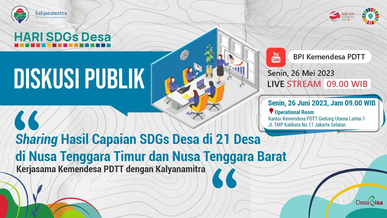Sharing Hasil Capaian SDGs Desa di 21 Desa di Nusa Tenggara Timur dan Nusa Tenggara Barat - YouTube