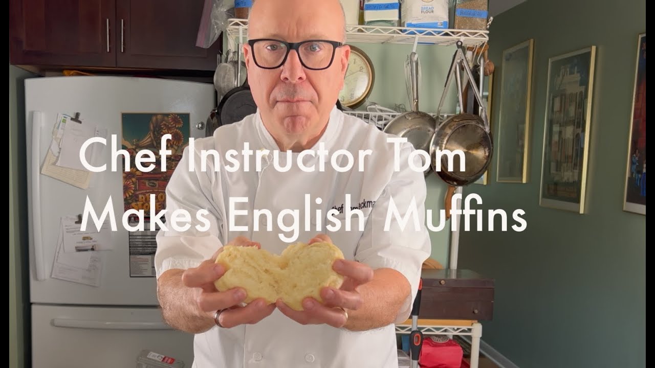 Chef Tom Makes English Muffins - YouTube