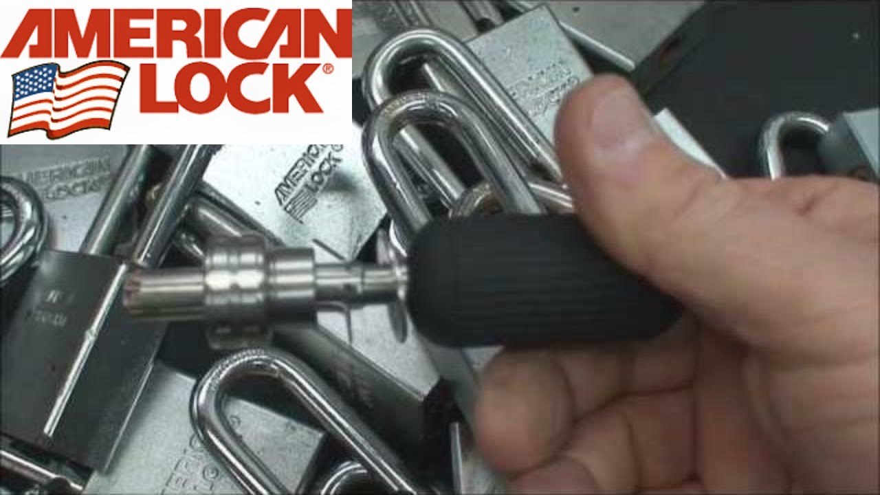 (17) Beating (Picking) the American Series 7260 Tubular Padlock - YouTube