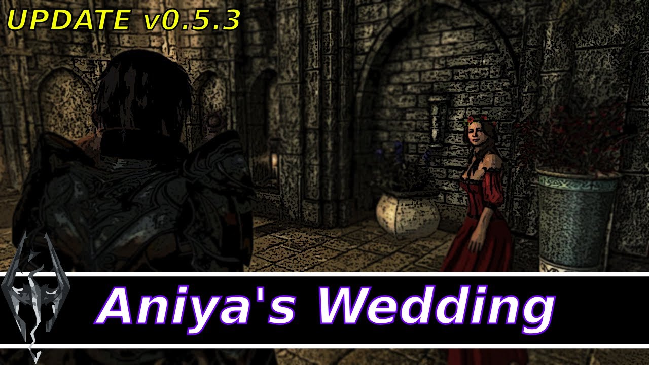 Skyrim Follower Mod | Aniya's Wedding! - YouTube