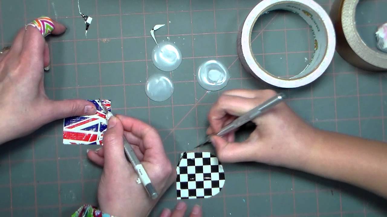 DIY Flair Magnets or Pins {Craft Tutorial With My Daughter Lila!} - YouTube