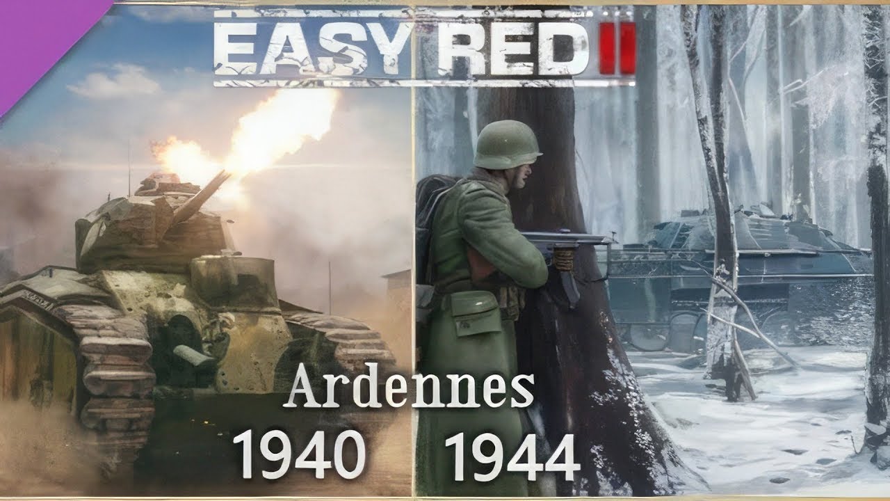 Easy Red 2: Ardeny 1940 a 1944 new dlc rtx 2070 i5 8400 gameplay CZ/EN ...