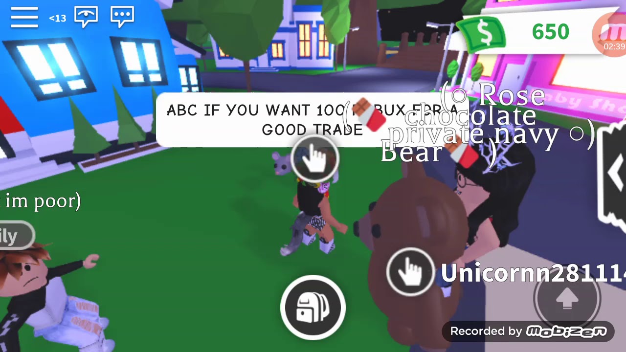 Scamming in roblox adopt me!!(part 2) - YouTube