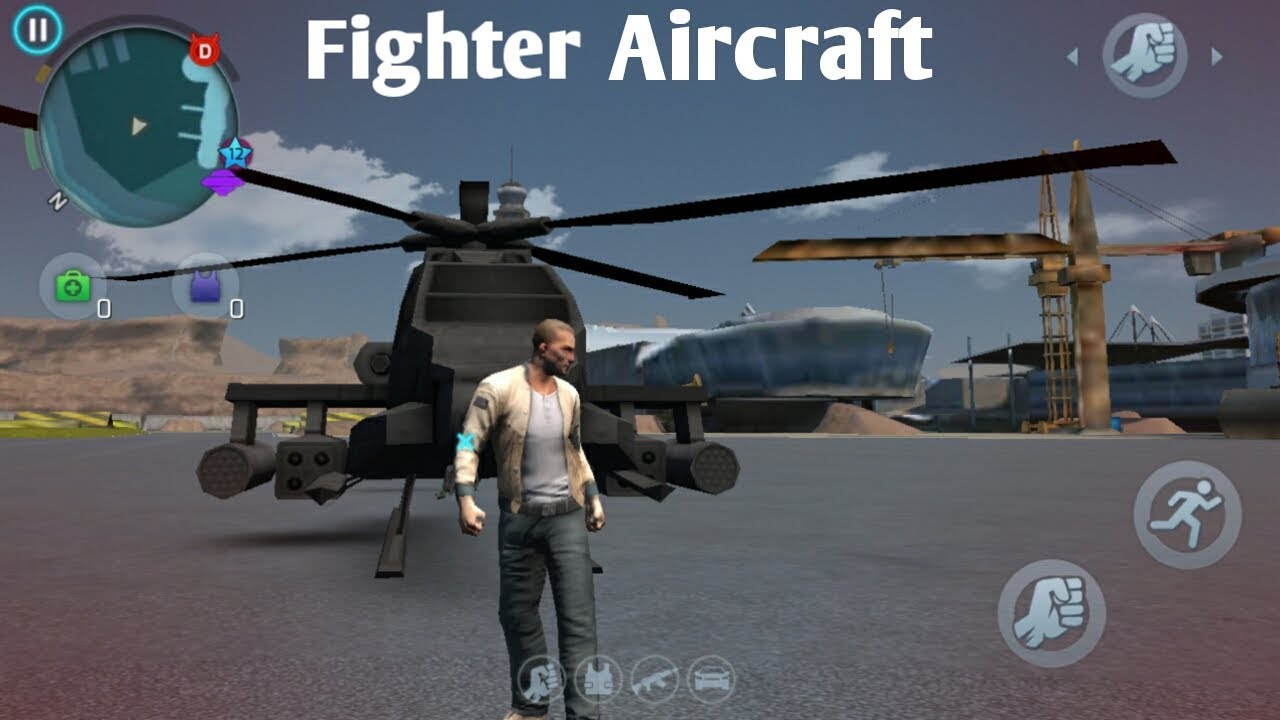 Pick fighter Helicopter in gangstar Vegas . GTA 5 . Simple trick ...