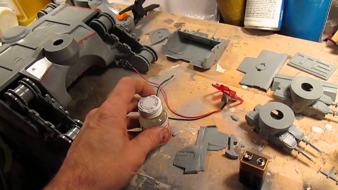T2 Terminator Hunter Killer Tank Build part 1 - YouTube