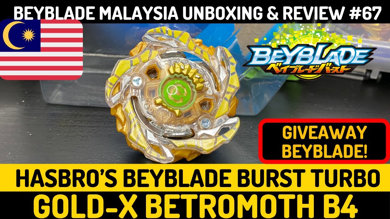 GIVEAWAY! Beyblade Burst Turbo! Gold-X Betromoth B4 .6 .Fl | Beyblade ...
