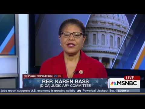 MSNBC: Rep Karen Bass speaks about gun control - YouTube