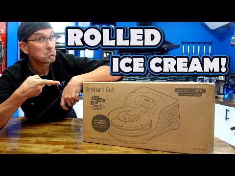 Making Rolled Ice Cream AT HOME?! Instant Pot InstantChill UNBOXING!