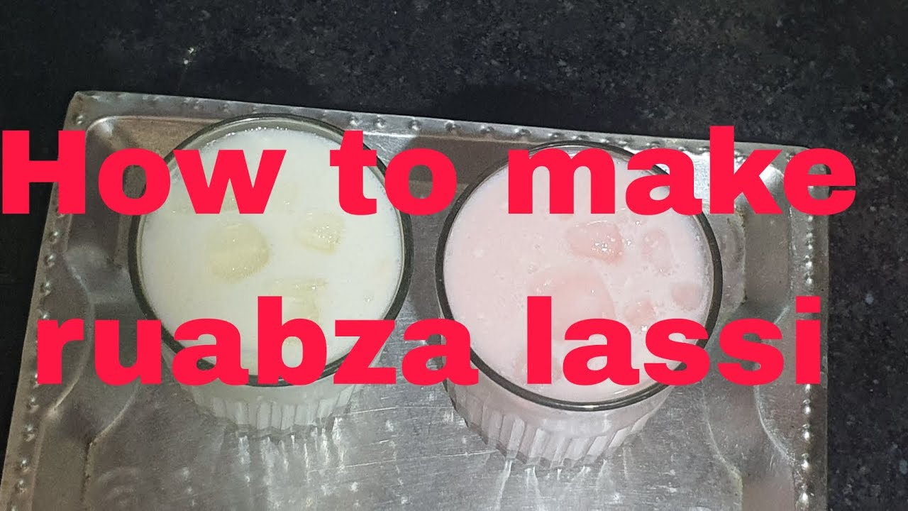 How to make ruabza lassi garmi se mile Rahat #food @rupali.tasty ...