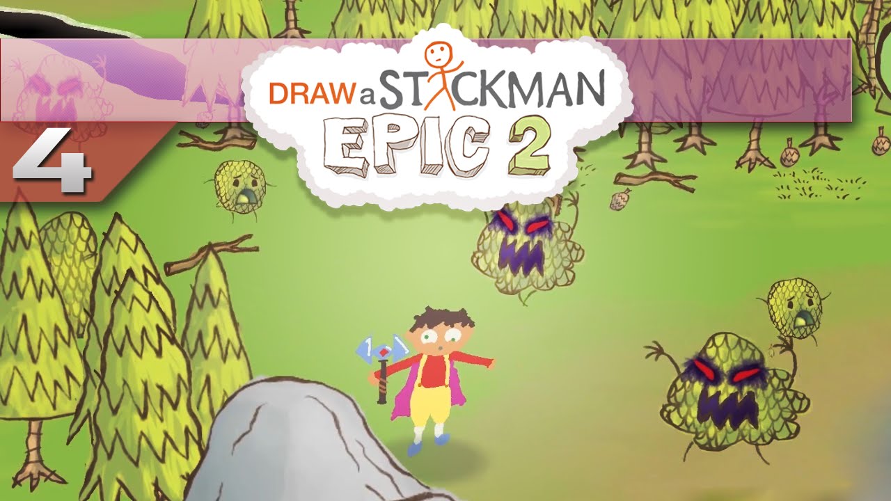 Draw a Stickman EPIC 2 || 4 || Mean Bushes - YouTube