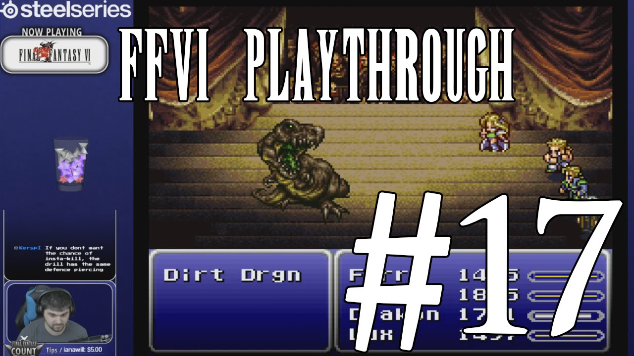 Final Fantasy 6 (SNES FF3) PART 17 - FF Count Up Marathon - YouTube