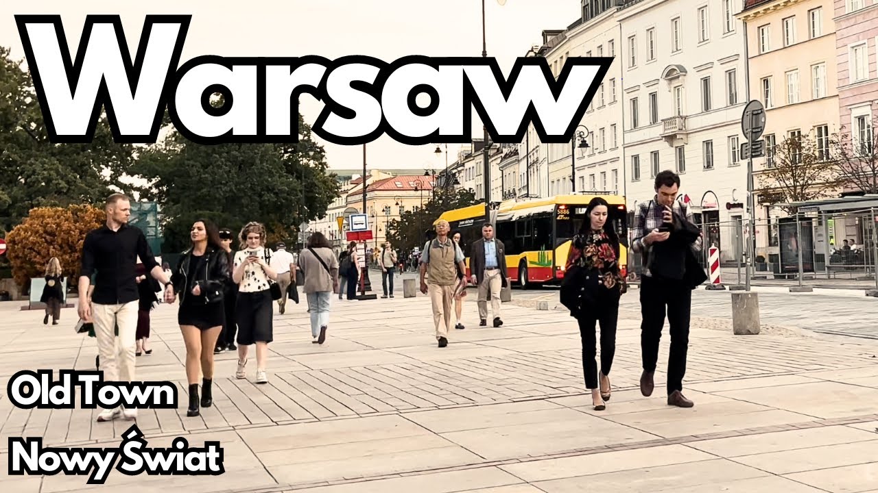 Warsaw [4K] Amazing Old Town, Nowy Świat Walking Tour 🇵🇱 - YouTube