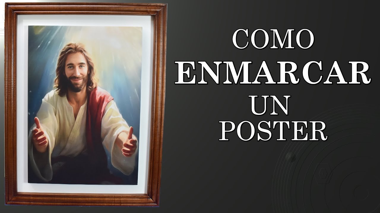 Como Hacer un Marco Para Poster o Retablo!! - YouTube