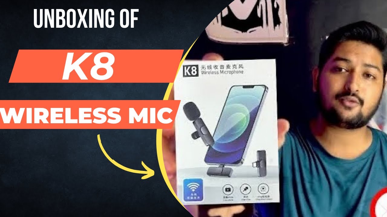 K8 wireless Mic under 499 - YouTube